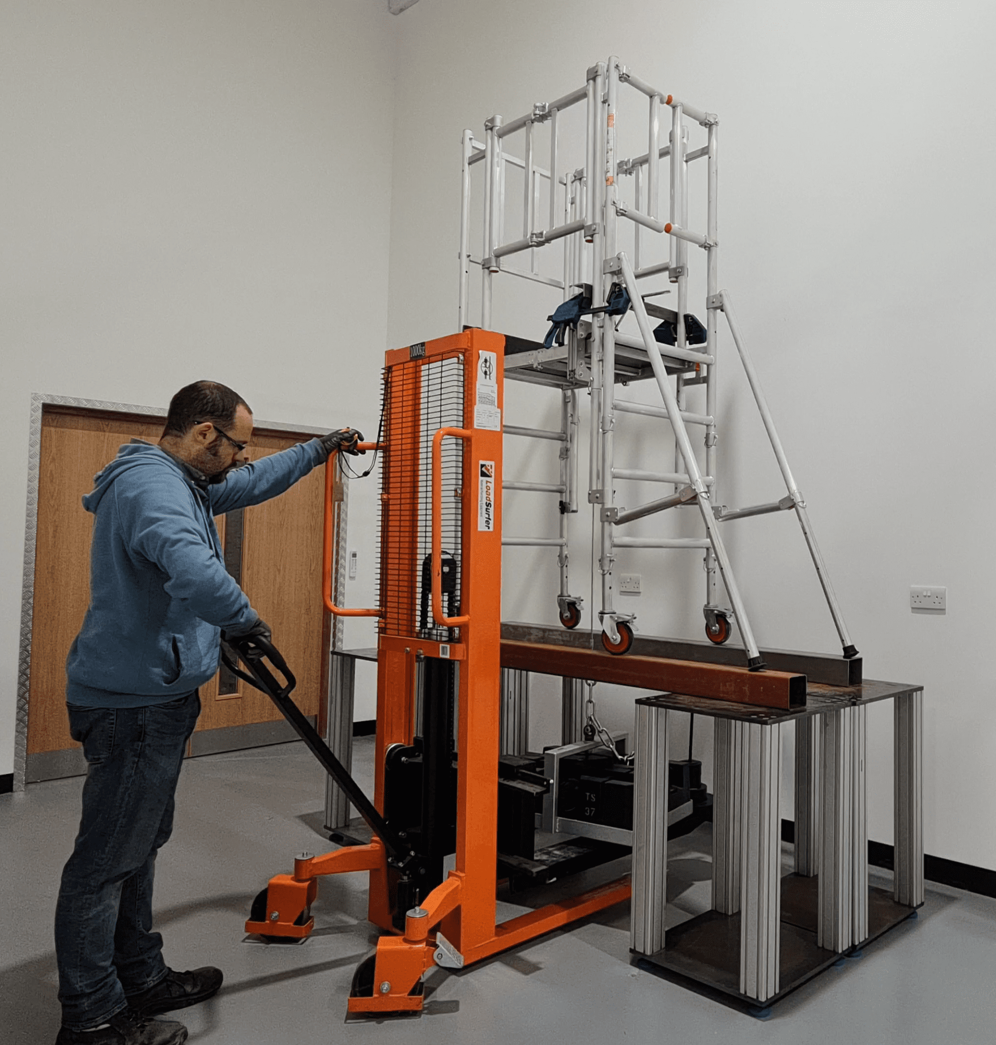 Podium (BS 8620) testing at the Test And Research Centre Centre