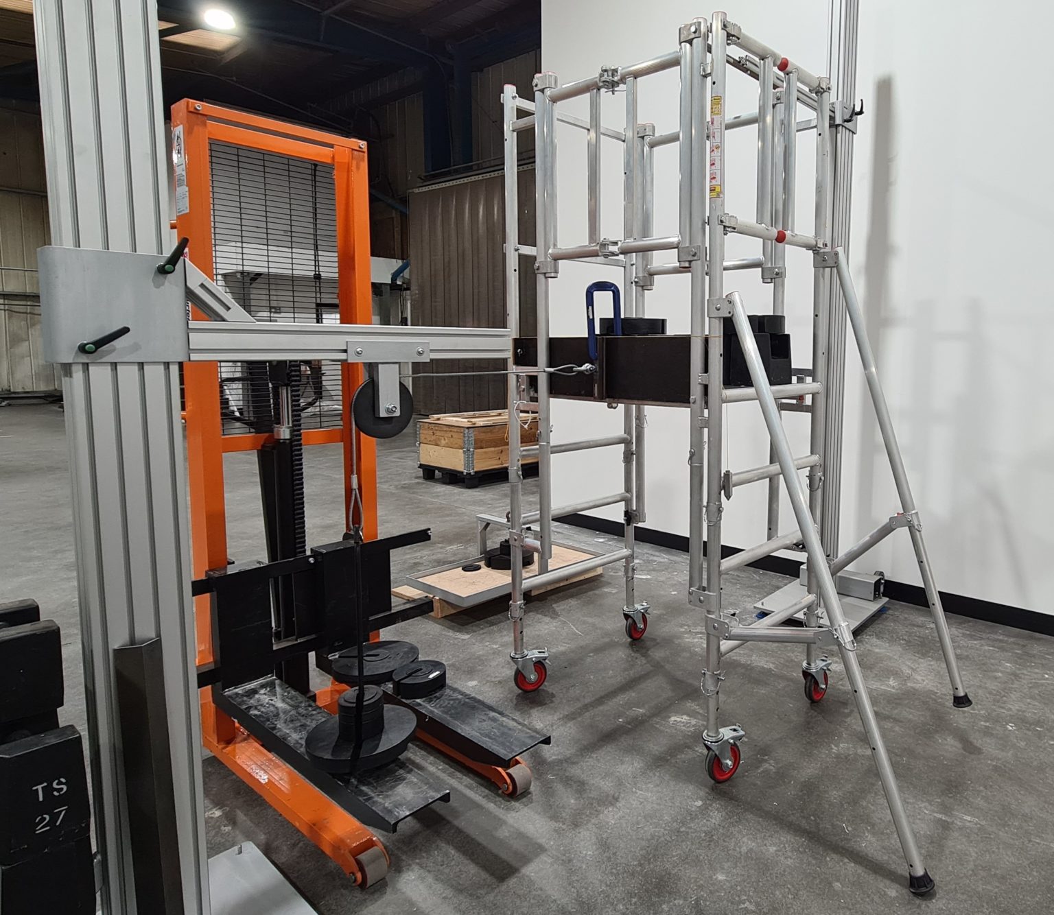 Podium (BS 8620) testing at the Test And Research Centre Centre